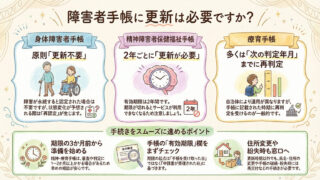 障害者手帳に更新は必要ですか？ - 障害者手帳と障害年金
